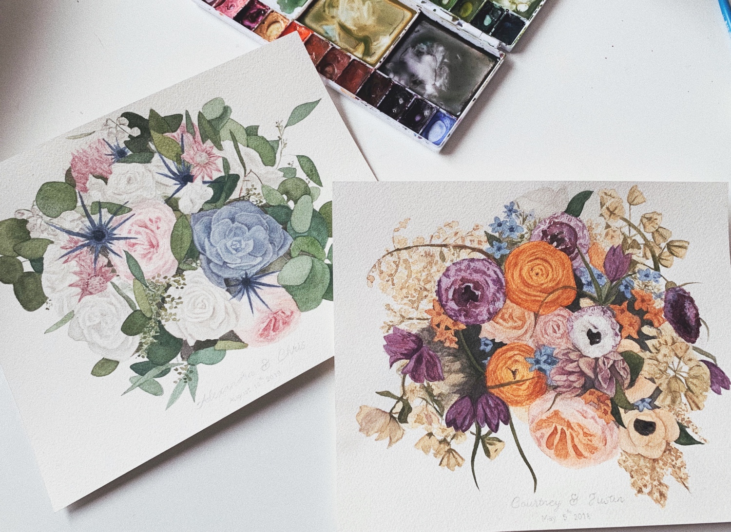 Nattia.c ศิลปินหญิงผู้วาดบ้านเพื่อหล่อเลี้ยงชีวิต วาดดอกไม้เพื่อหล่อ ...