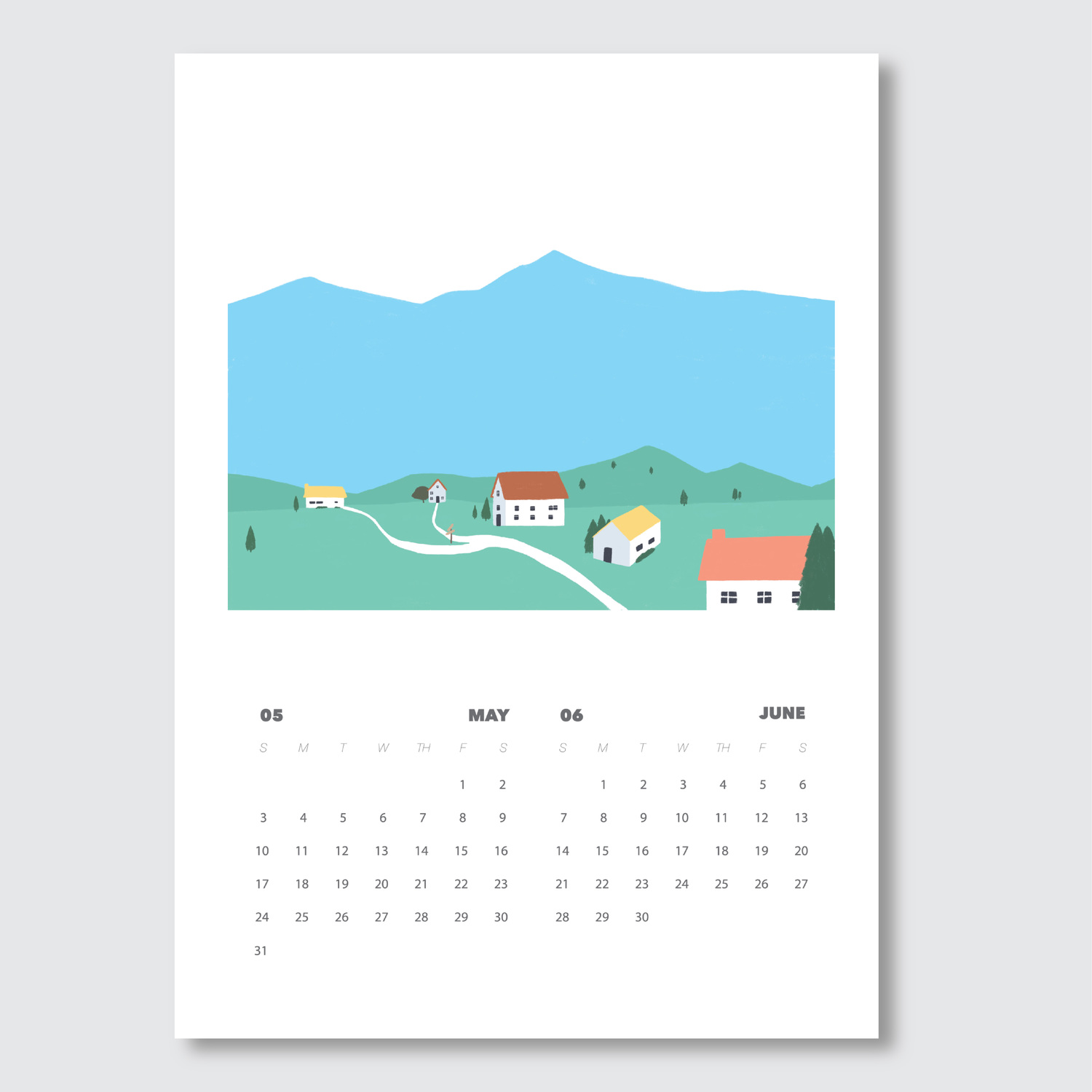 Country house Calendar 2020