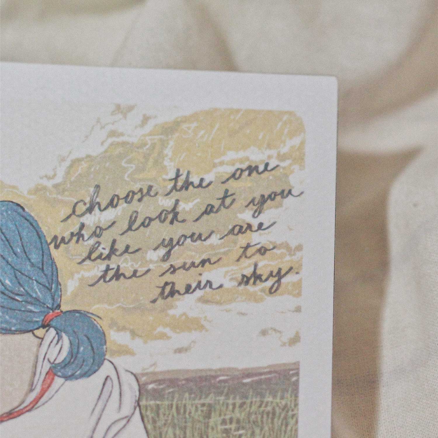 Postcard – field