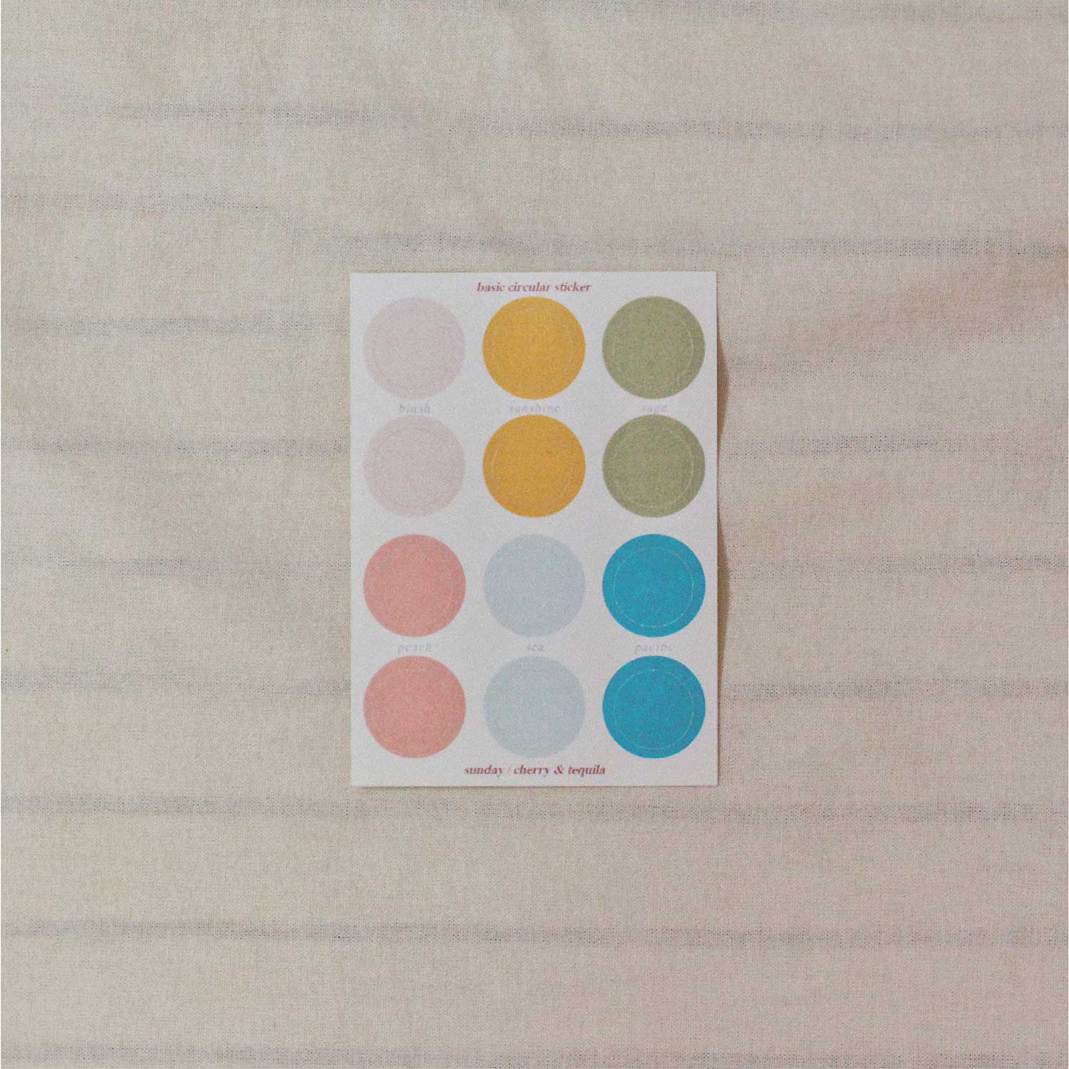 Sticker – circle_blush