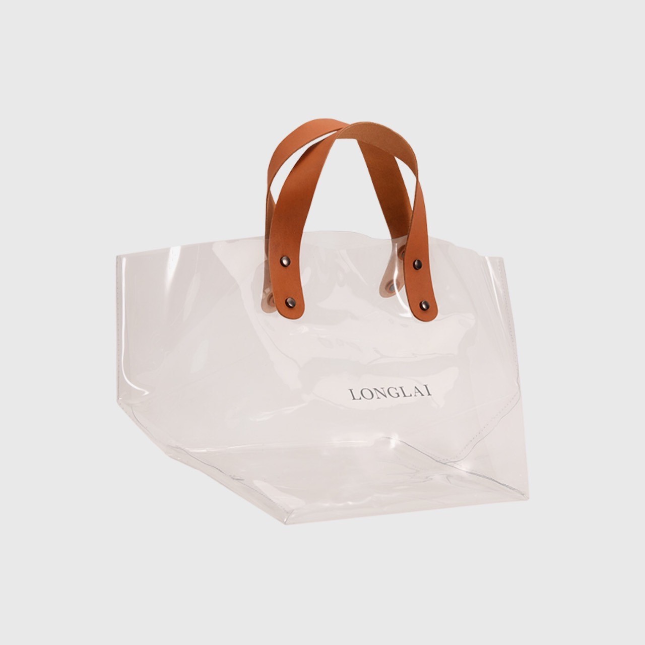 LONGLAI CLEAR LEATHER LOOP BAG