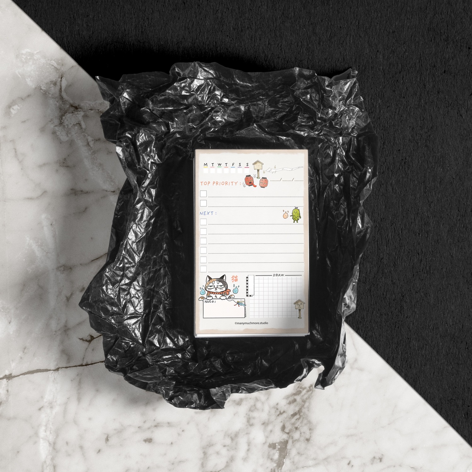 Memopad 8x12 cm. - Neko Note