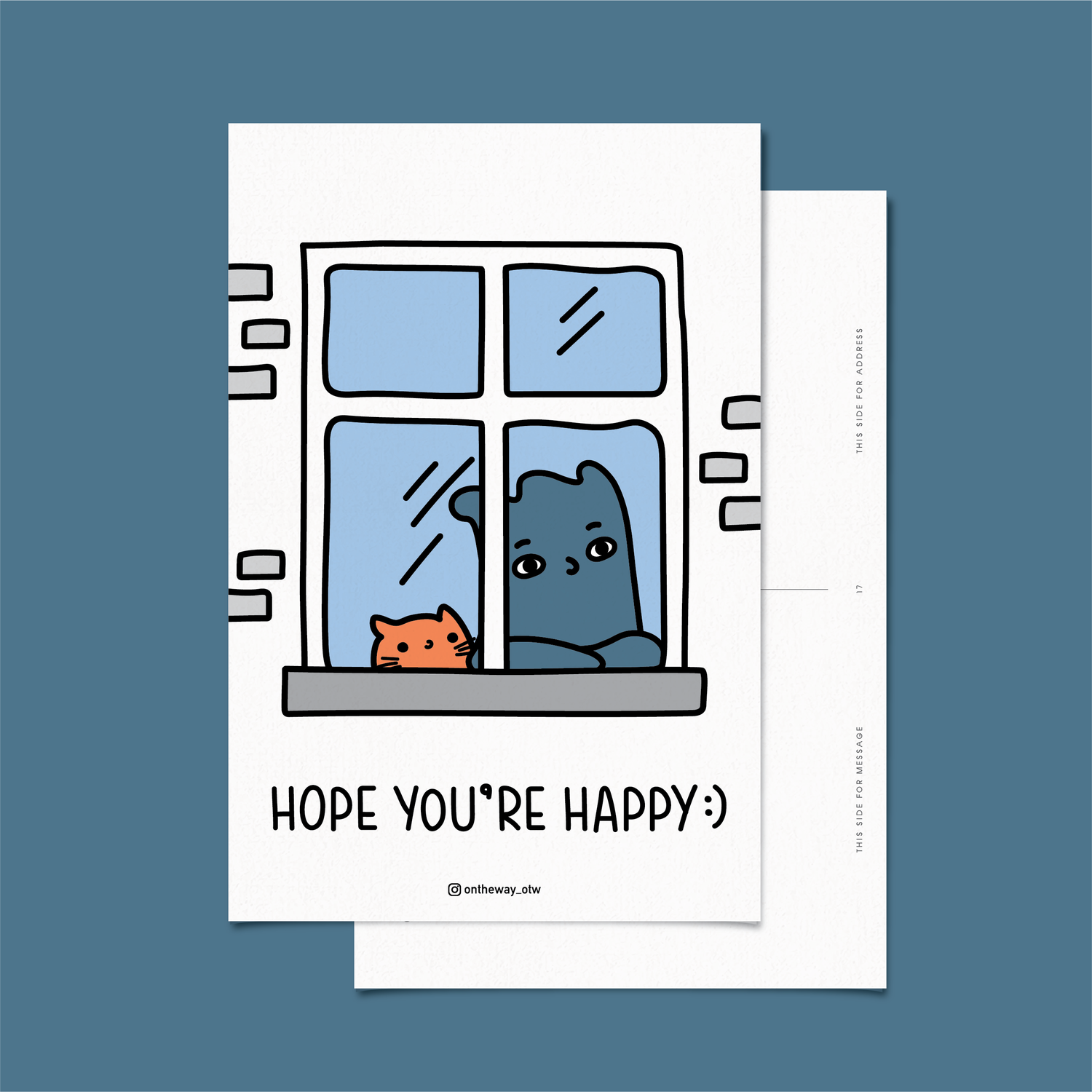 Postcard : Hope youre happy :)